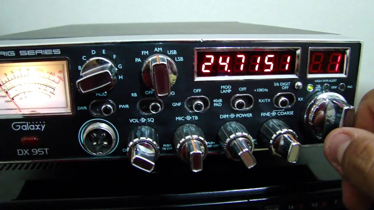 Galaxy DX95T 100W CBRADIO - YouTube