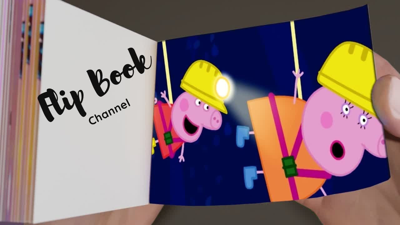Flip Book - Peppa Pig Full Episodes - Caves - Cartoons for Children ...