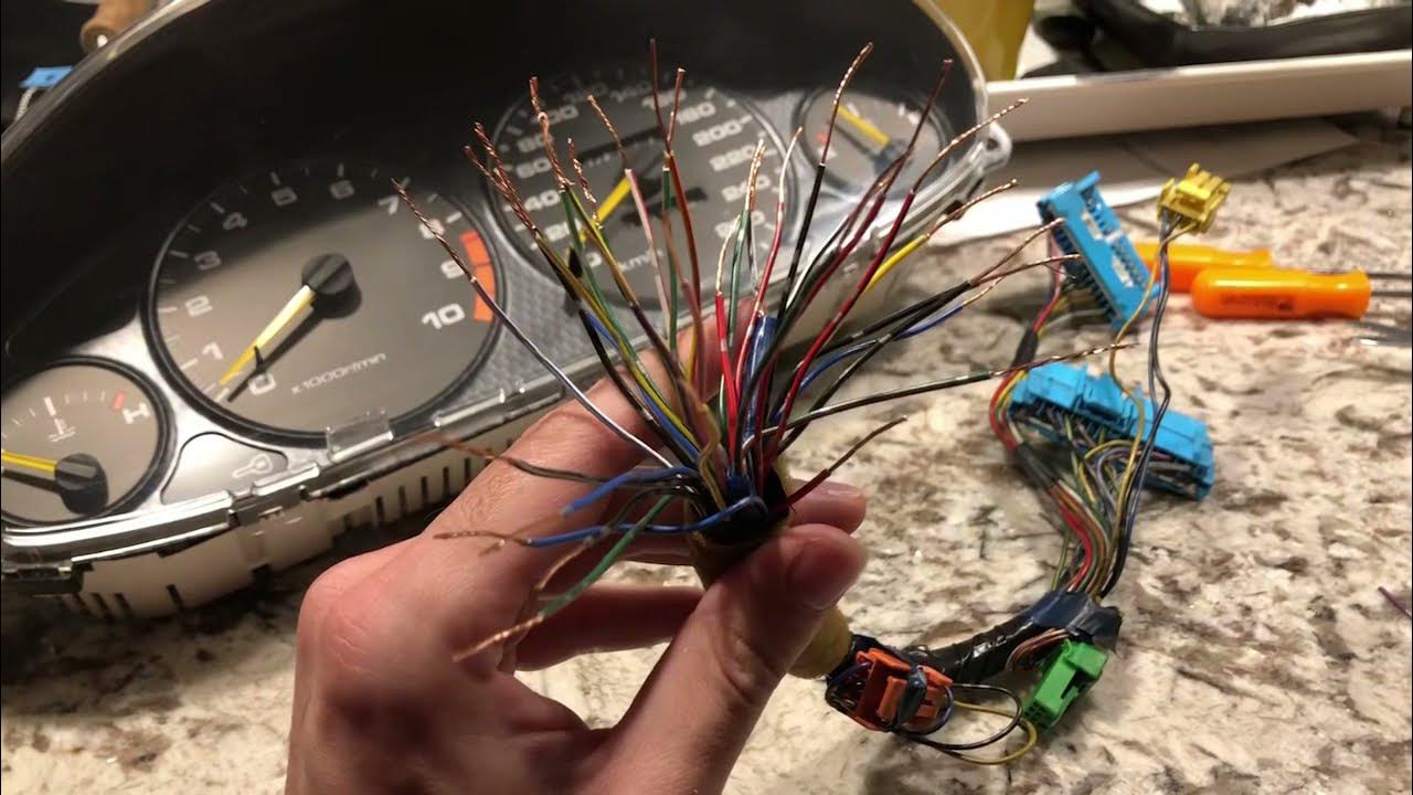 Dc2 Type R Cluster install into Civic Guide | Diy Eg Ek Dc2 - YouTube