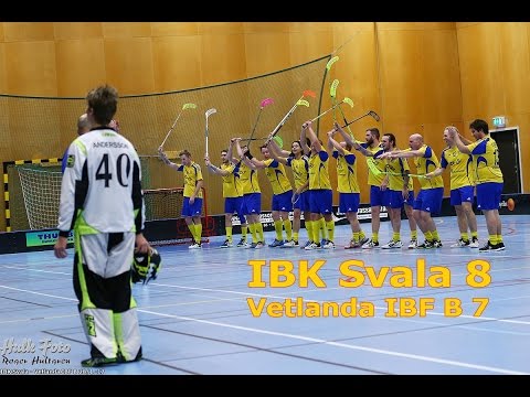 170128 innebandy IBK Svala Vetlanda IBF B - YouTube