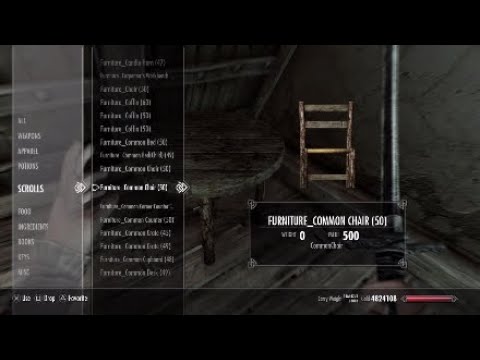 Skyrim | decorate your own room mod - PS4 console mod [2018 interior ...