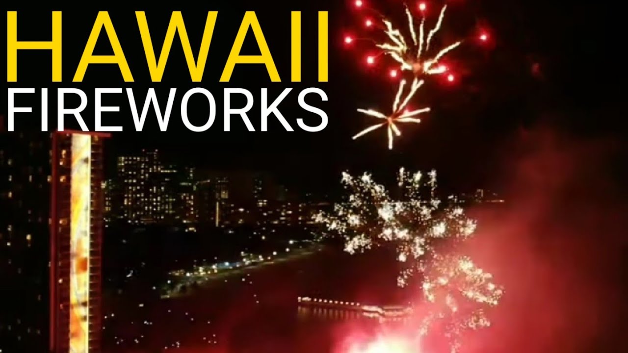 FIREWORKS @ THE HILTON HAWAIIAN VILLAGE| Date Night in Oahu - YouTube
