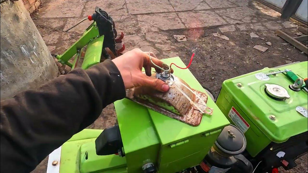 СДЕЛАС СВЕТ НА МОТОБЛОКЕ - YouTube