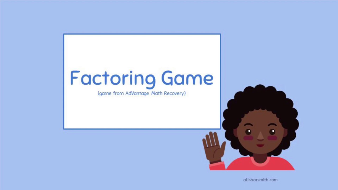 Factoring Game (from Math Recovery) - YouTube