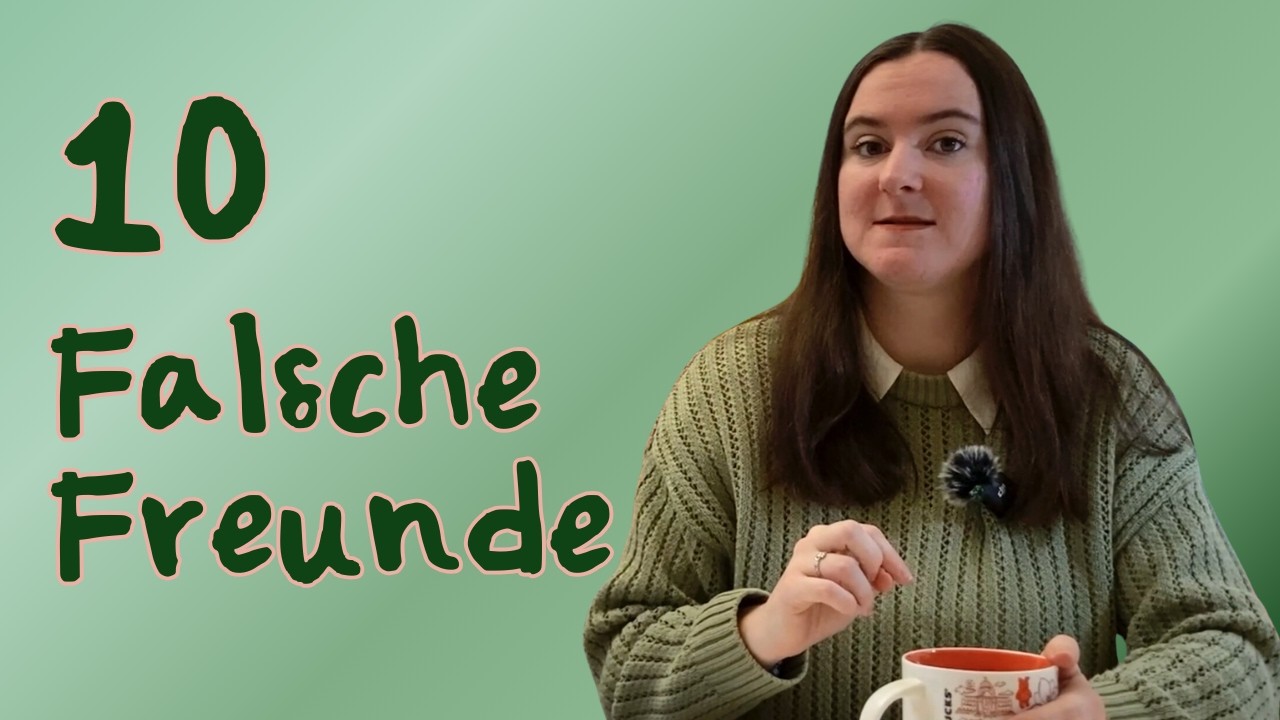 ACHTUNG: 10 falsche Freunde auf Deutsch - YouTube