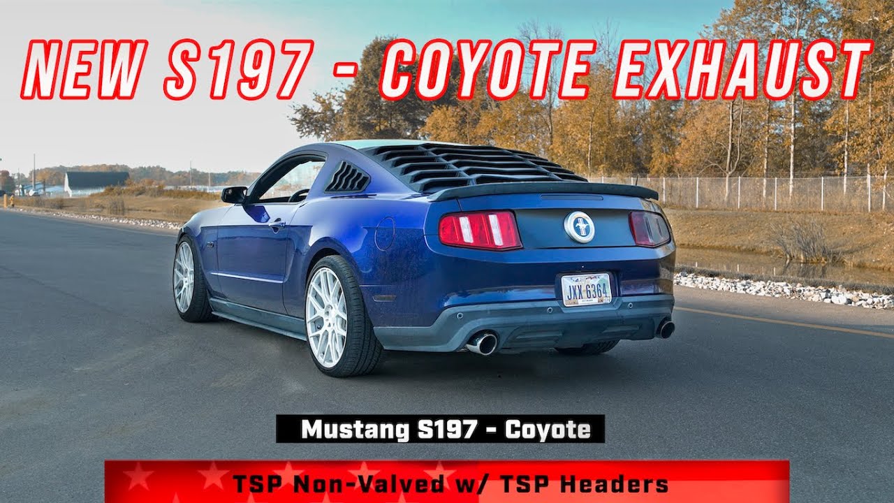 NEW Texas Speed S197 Coyote Exhaust System (Valved and Non Valved ...