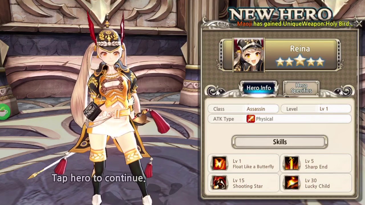 [King's Raid] Reina 5* - YouTube