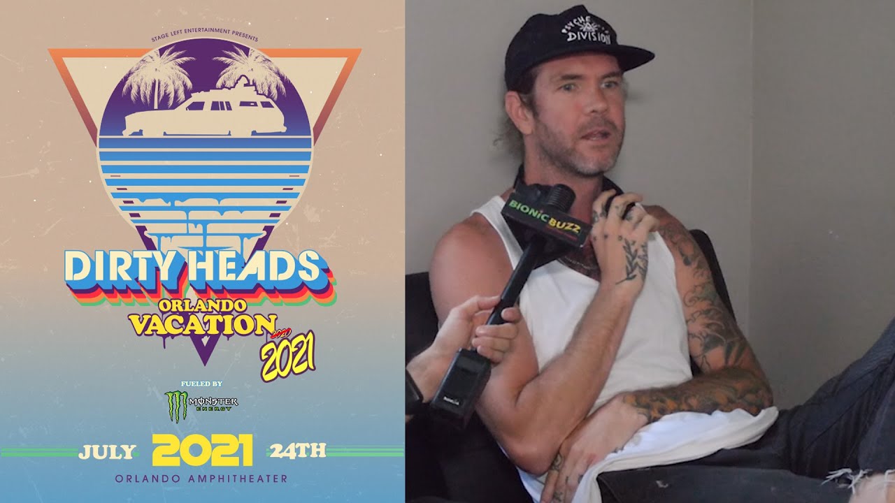 Jared Watson from Dirty Heads Backstage Interview at Orlando Vacation ...