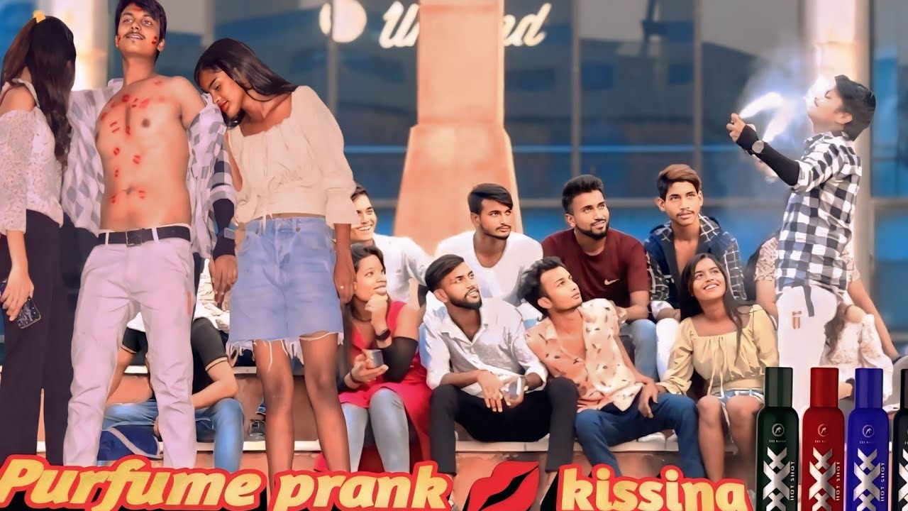 perfume prank on kissing girl 💋 kissing pranks 🤪 prank video 😁 didiya ...