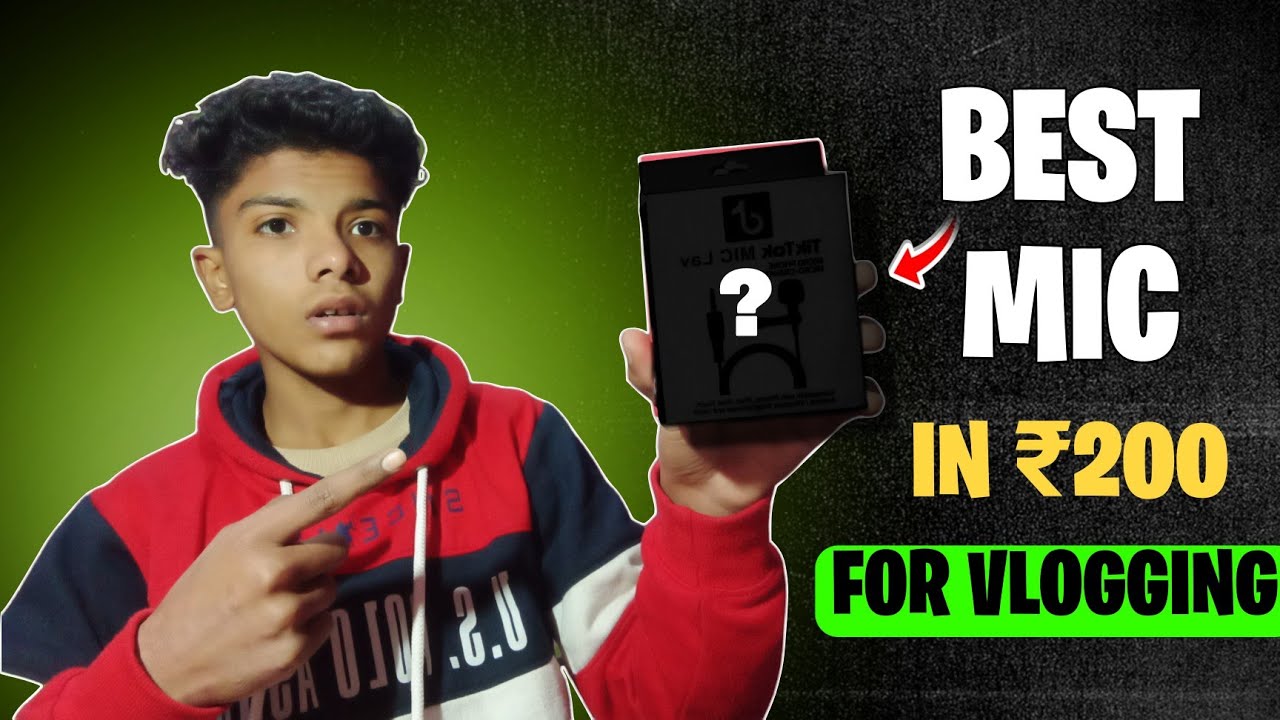 Unboxing and Review of the Best Mic for Vlogging in ₹200 Rs 🤑 # ...