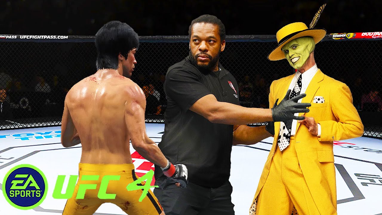 UFC4 Bruce Lee vs Evil Mask EA SPORTS UFC 4 - PS5 - YouTube