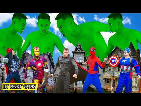 LT Nerf Gun: Became a Superheroes X Warriors Nerf Guns Fight Criminal Group Battle of the Century
