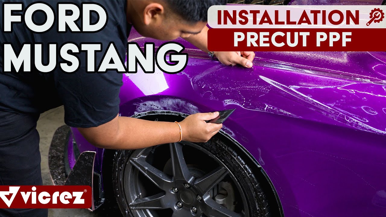 How to Wrap a Car's front fender with Vicrez Paint Protective Film Pre ...