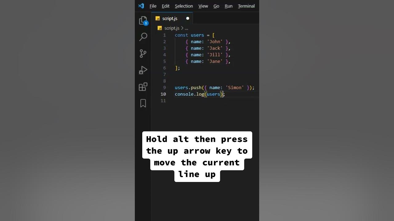 Visual Studio Code Tricks 5 #programming #coding #tricks - YouTube