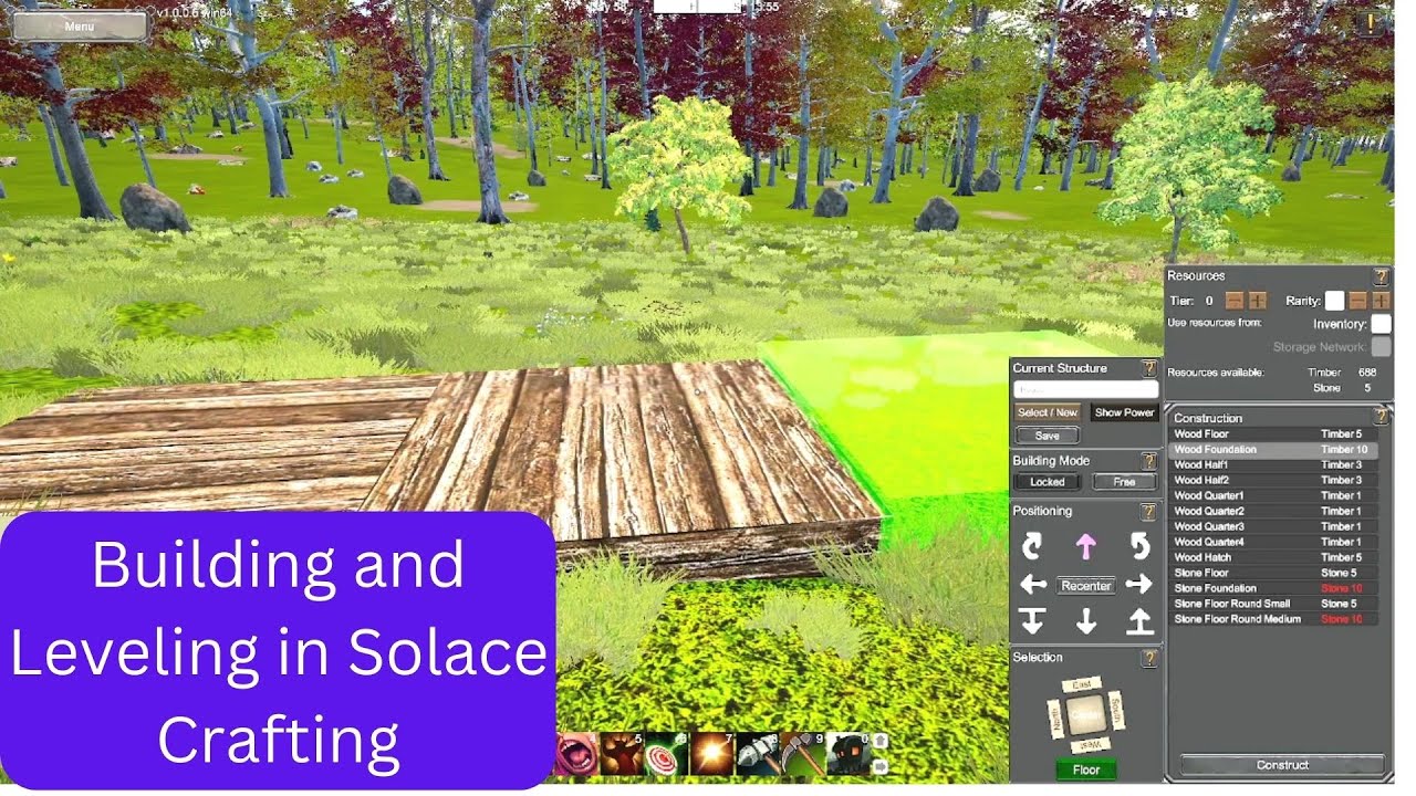 Solace Crafting Guide 3 : Building and Leveling - YouTube