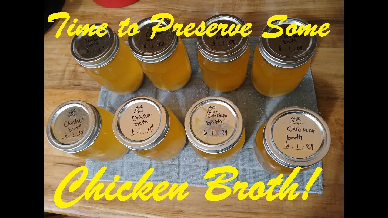 Let's Preserve Some Chicken Broth - YouTube