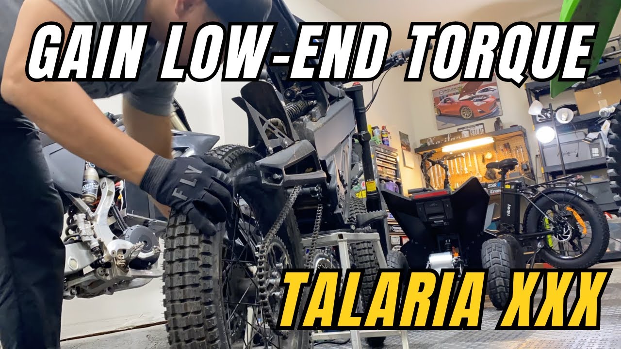 Reduce Power Loss! Talaria XXX O-Ringless Chain Installation - YouTube