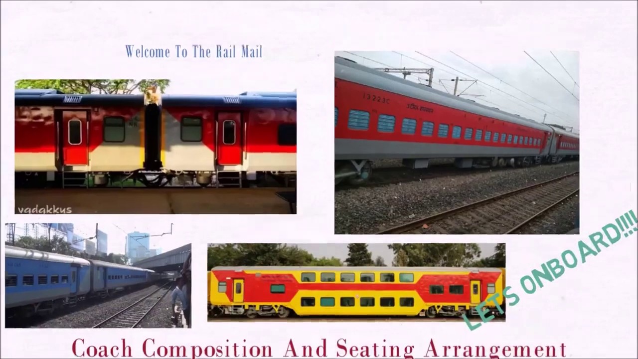 LHB Coach Seating Plan in New Trains - YouTube