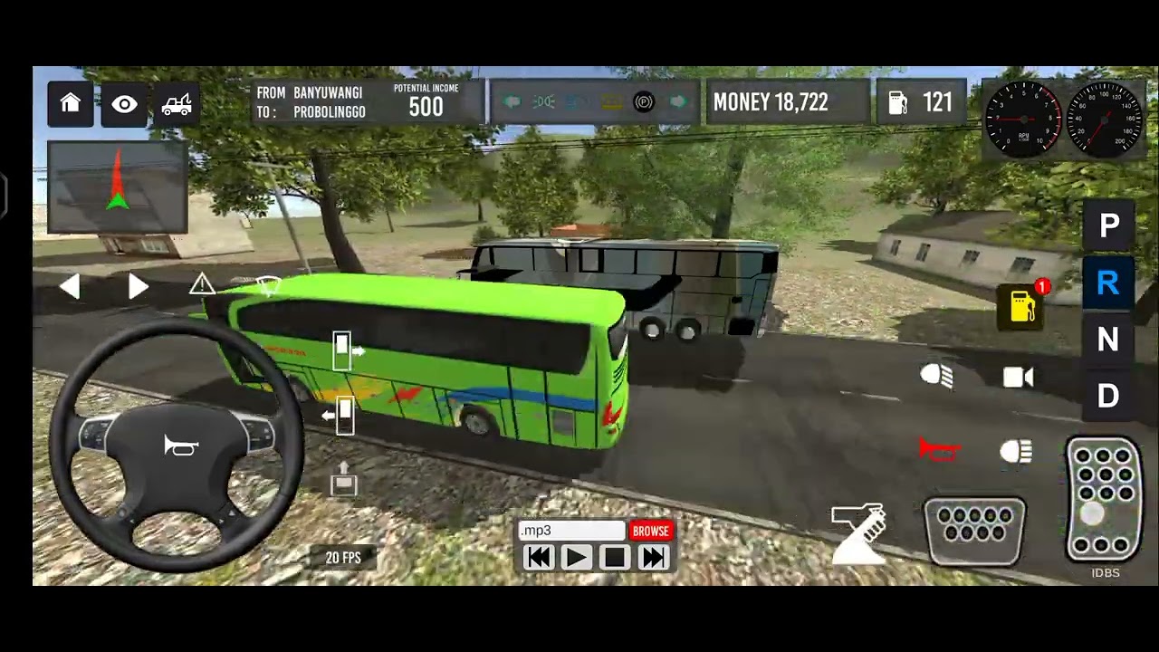 IDBS studio bus simulator game new map video - YouTube