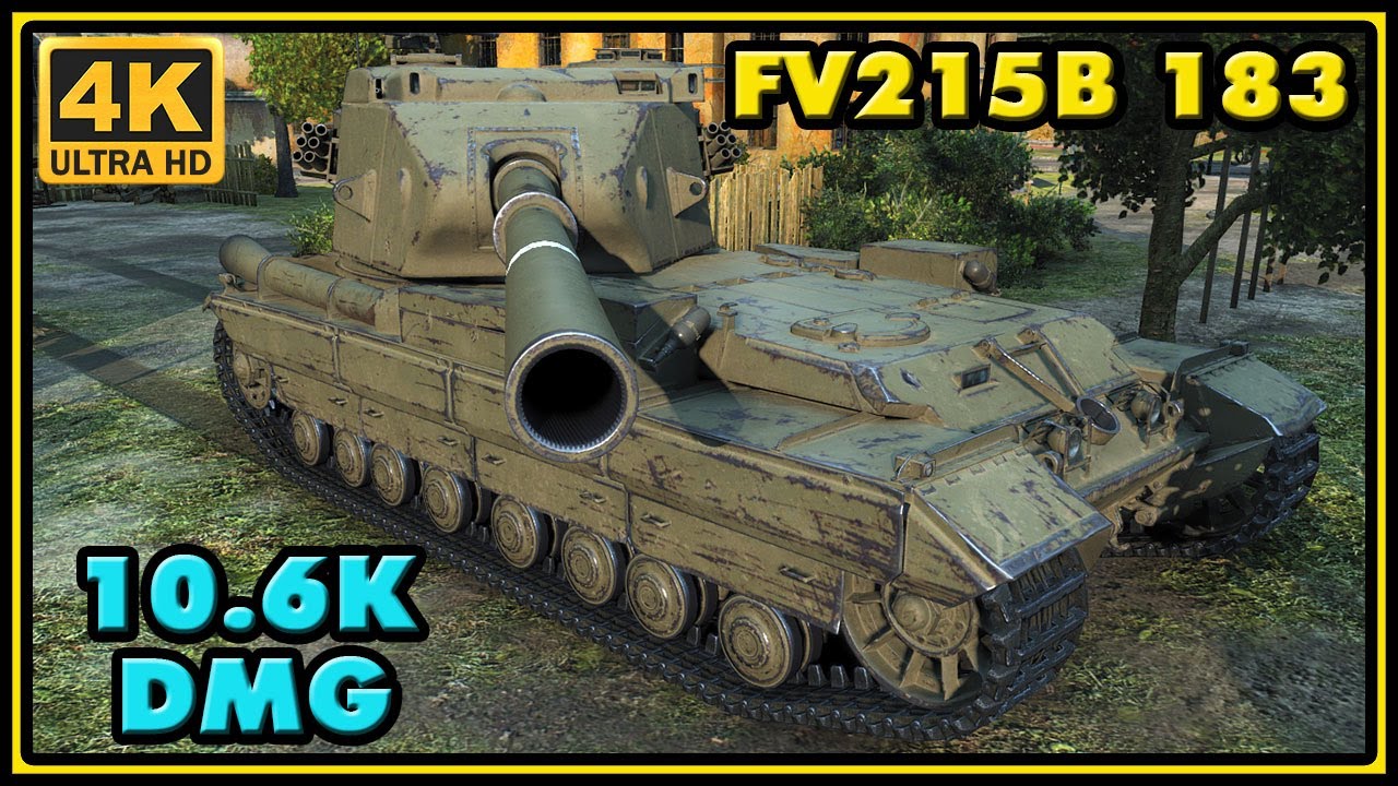 World of Tanks | FV215b (183) - 8 Kills - 10,6K Damage Gameplay - YouTube