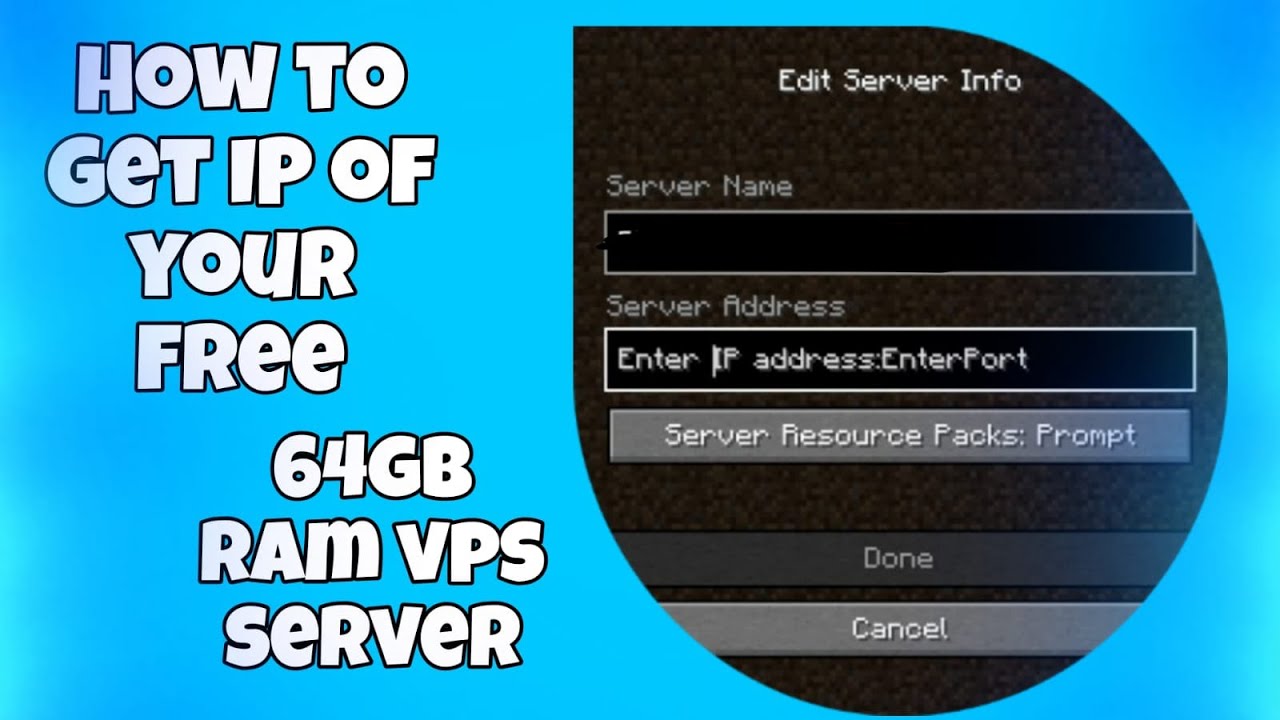How to get IP of your free 64gb ram vps server || Deadlox || - YouTube