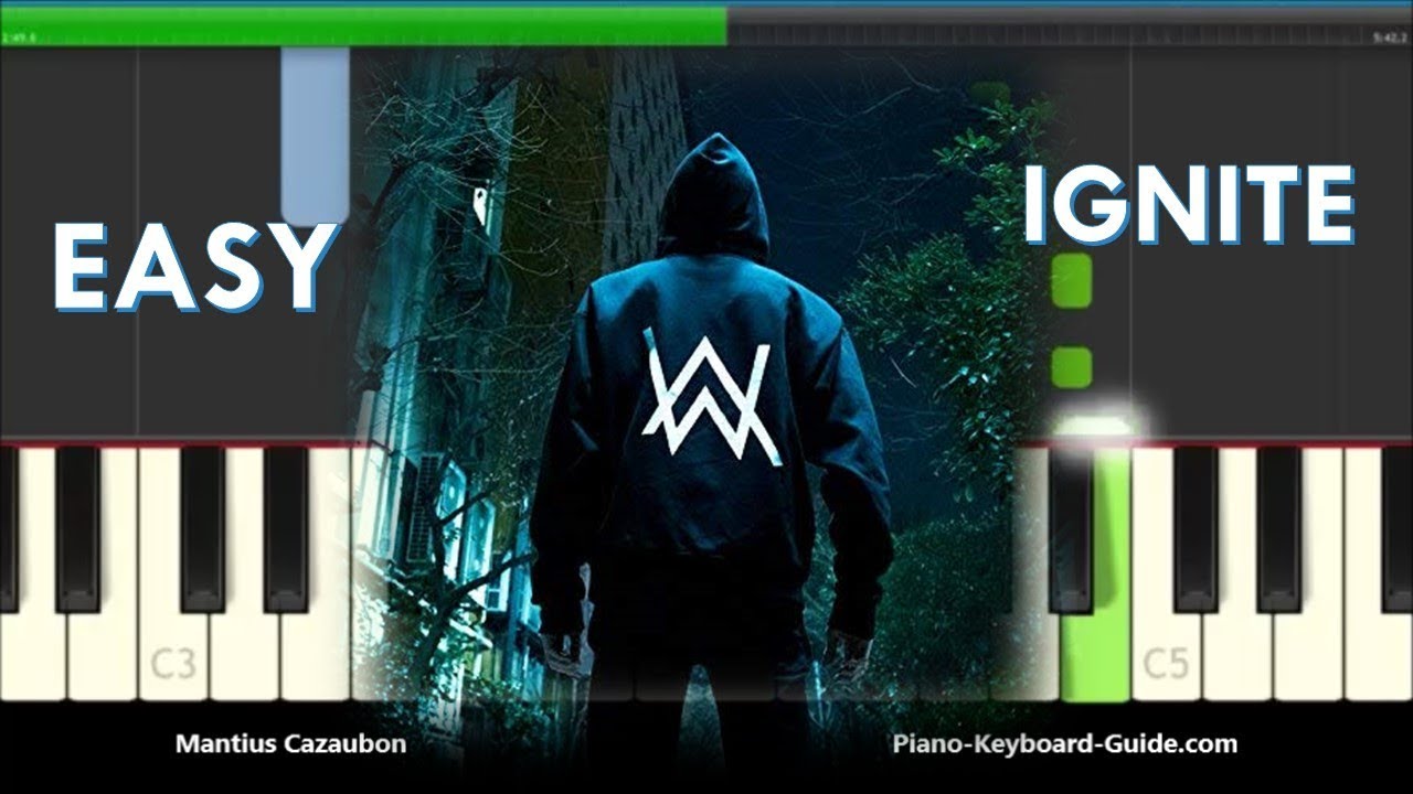 K-391 & Alan Walker Ignite (feat. Julie Bergan & Seungri) Easy Piano ...
