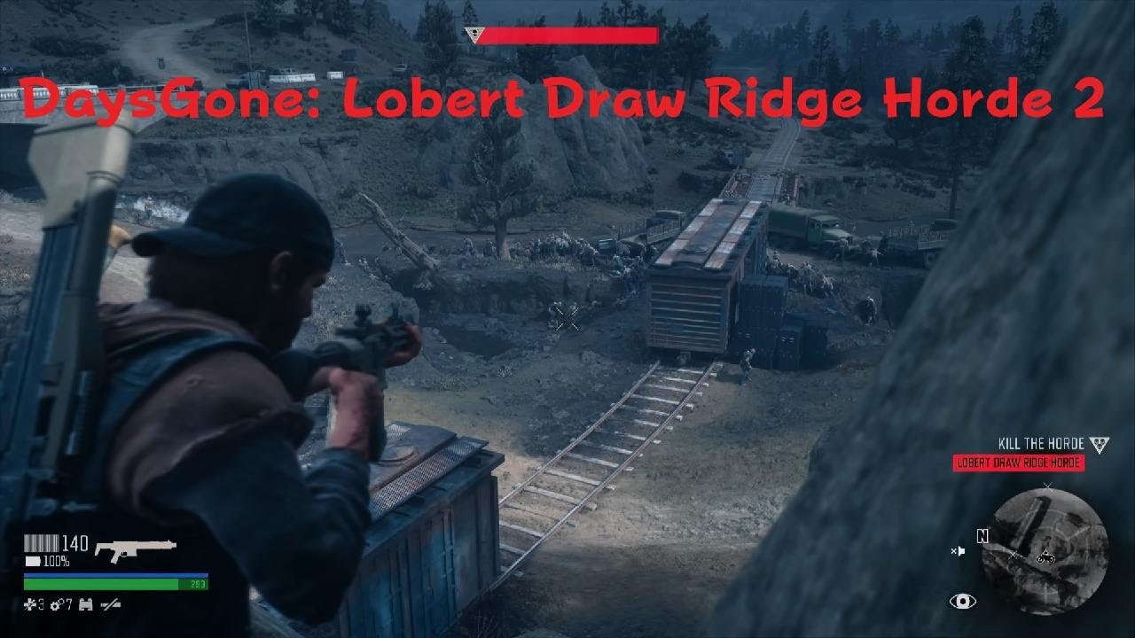 DAYS GONE: Lobert Draw Ridge Horde 2 - YouTube