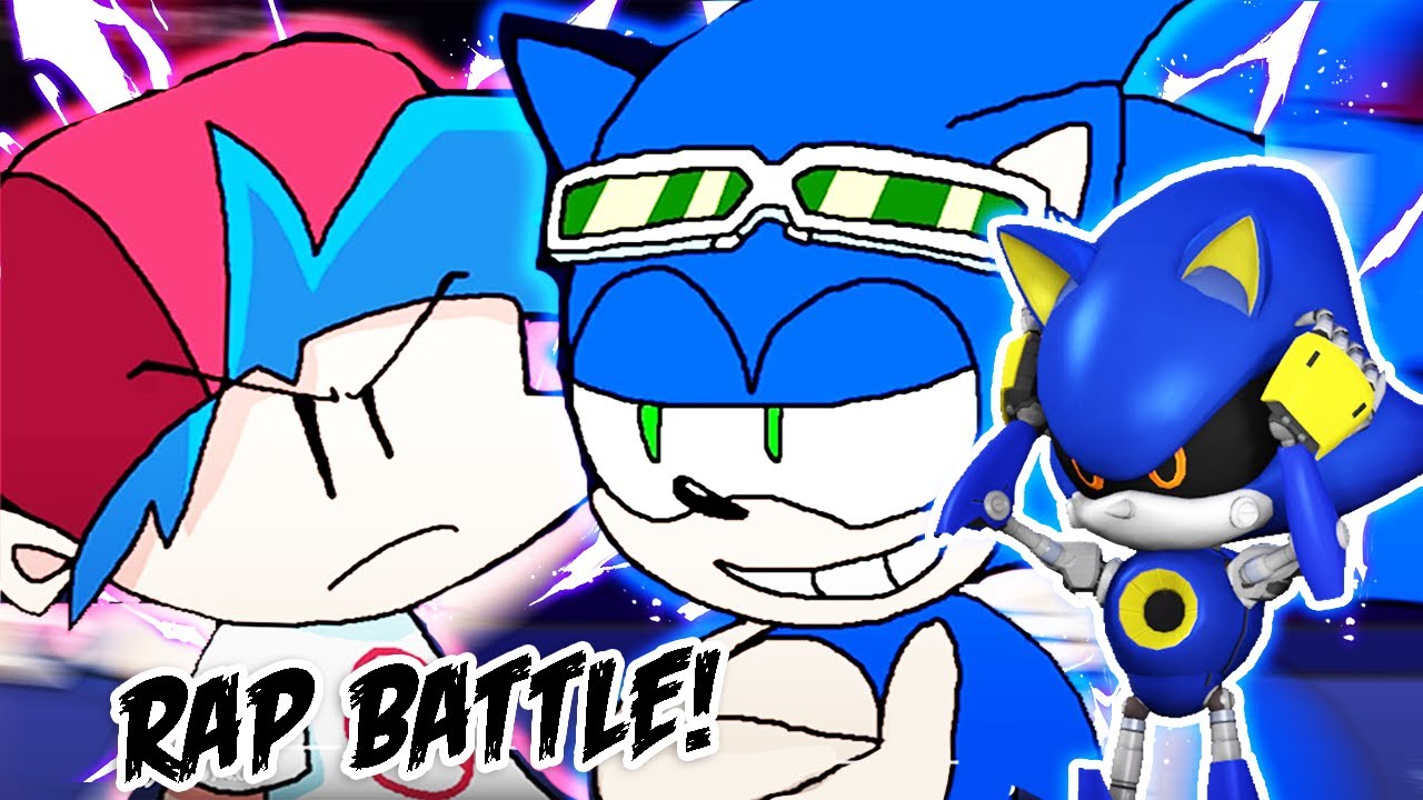 Metal Sonic Reacts to Sonic Meets Friday Night Funkin' ~ Sonic VS. Pico ...
