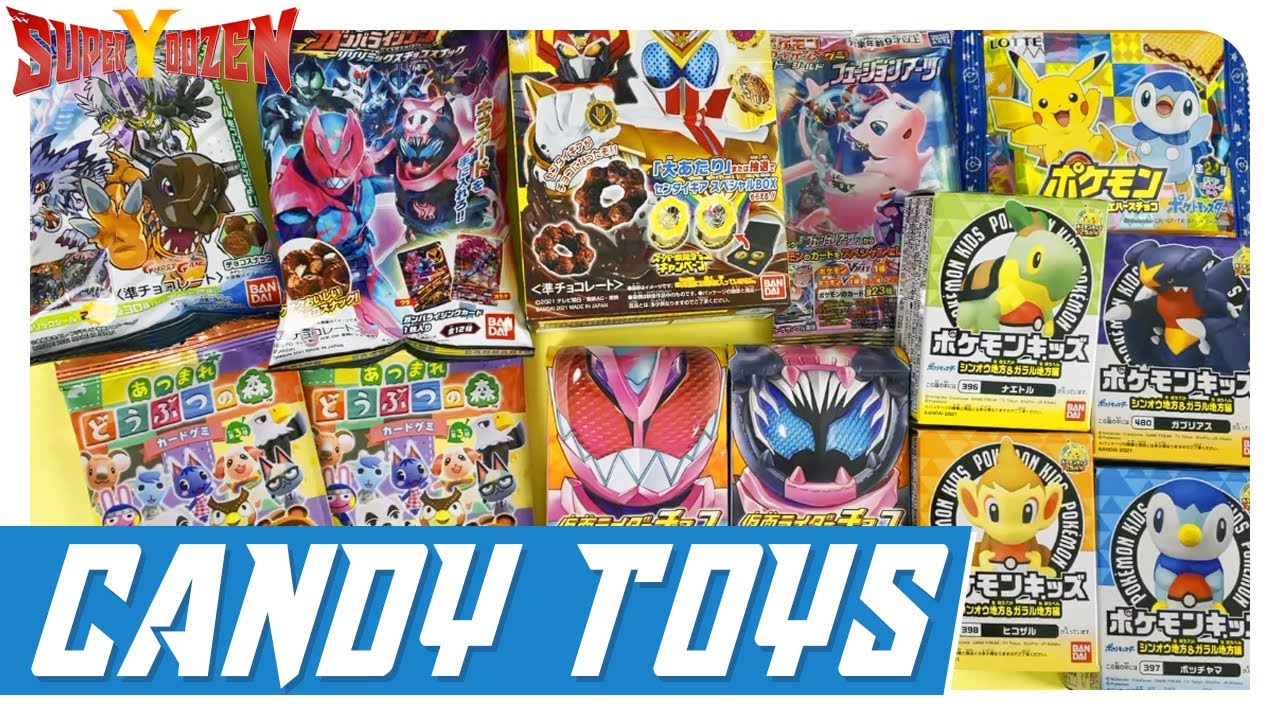 Candy Toys de TOKUSATSU, DIGIMON, POKEMON E ANIMAL CROSSING (Super ...