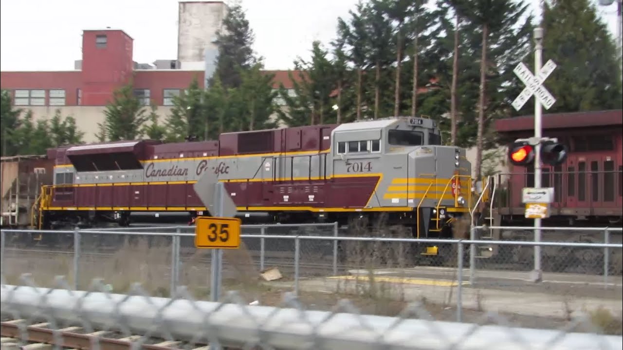 CP 7014 Heritage Unit Trails on Oil Tanker OCQCA - YouTube