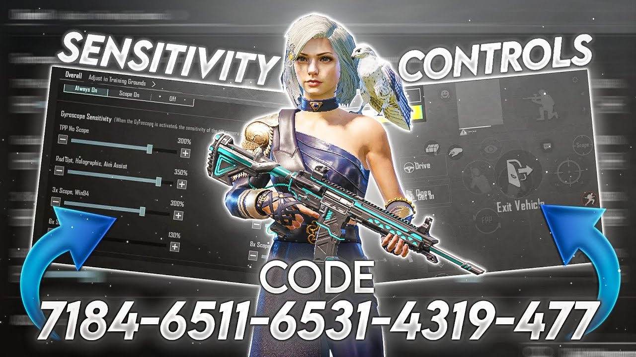 New Update🔥Best Sensitivity settings Pubg Mobile | Perfect sensitivity ...