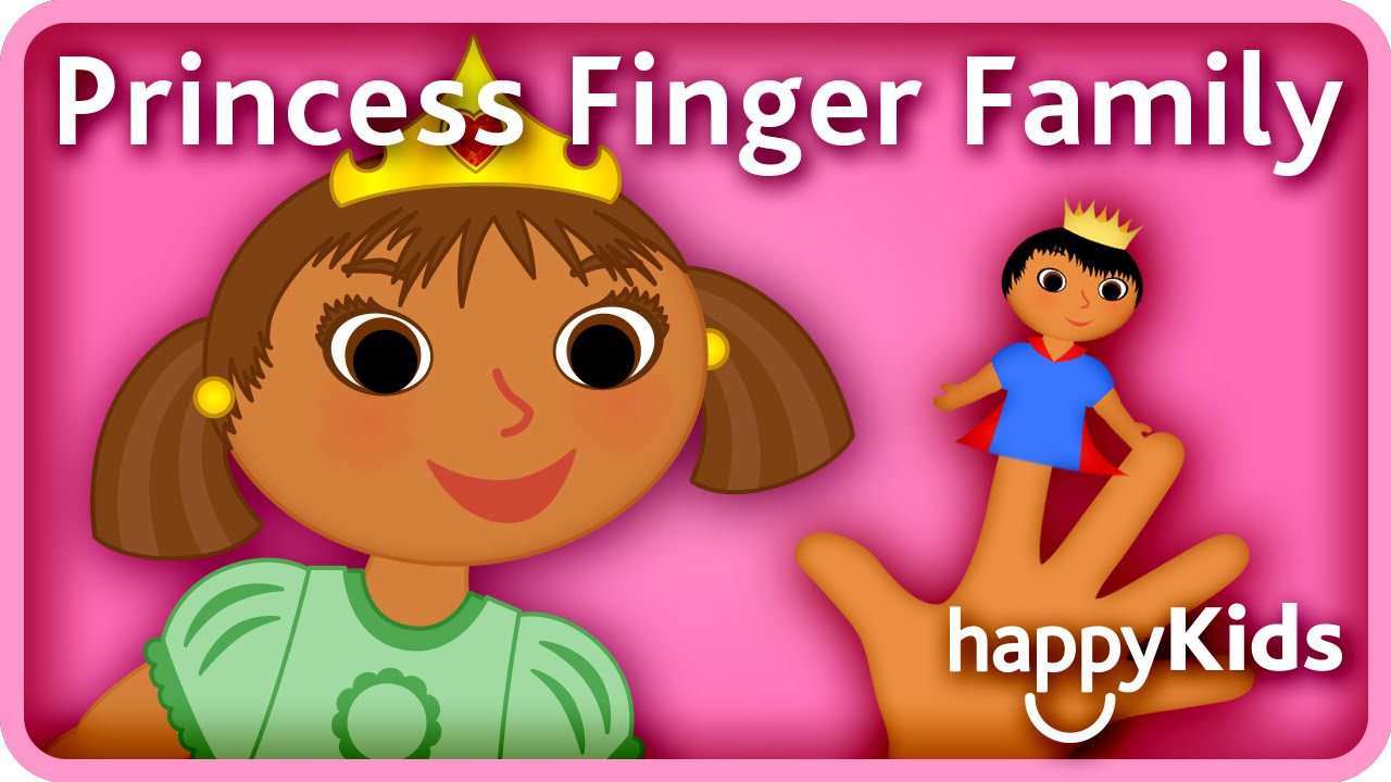 Finger Family Song - PRINCESS AND PRINCE - Daddy Finger Nursery Rhyme ...