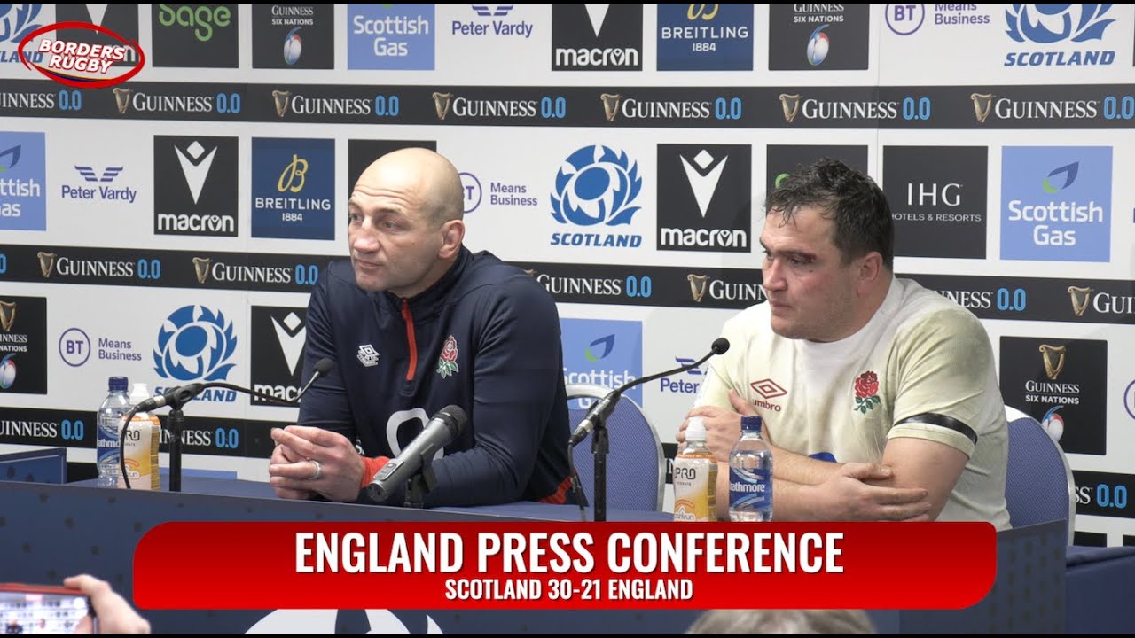 ENGLAND PRESS CONFERENCE - SCOTLAND 30-21 ENGLAND - 24.2.24 (FILMED IN ...