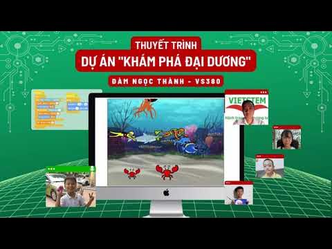 Khám Phá Đại Dương - Đàm Ngọc Thành - Lớp Lập Trình Scratch VS380 - YouTube