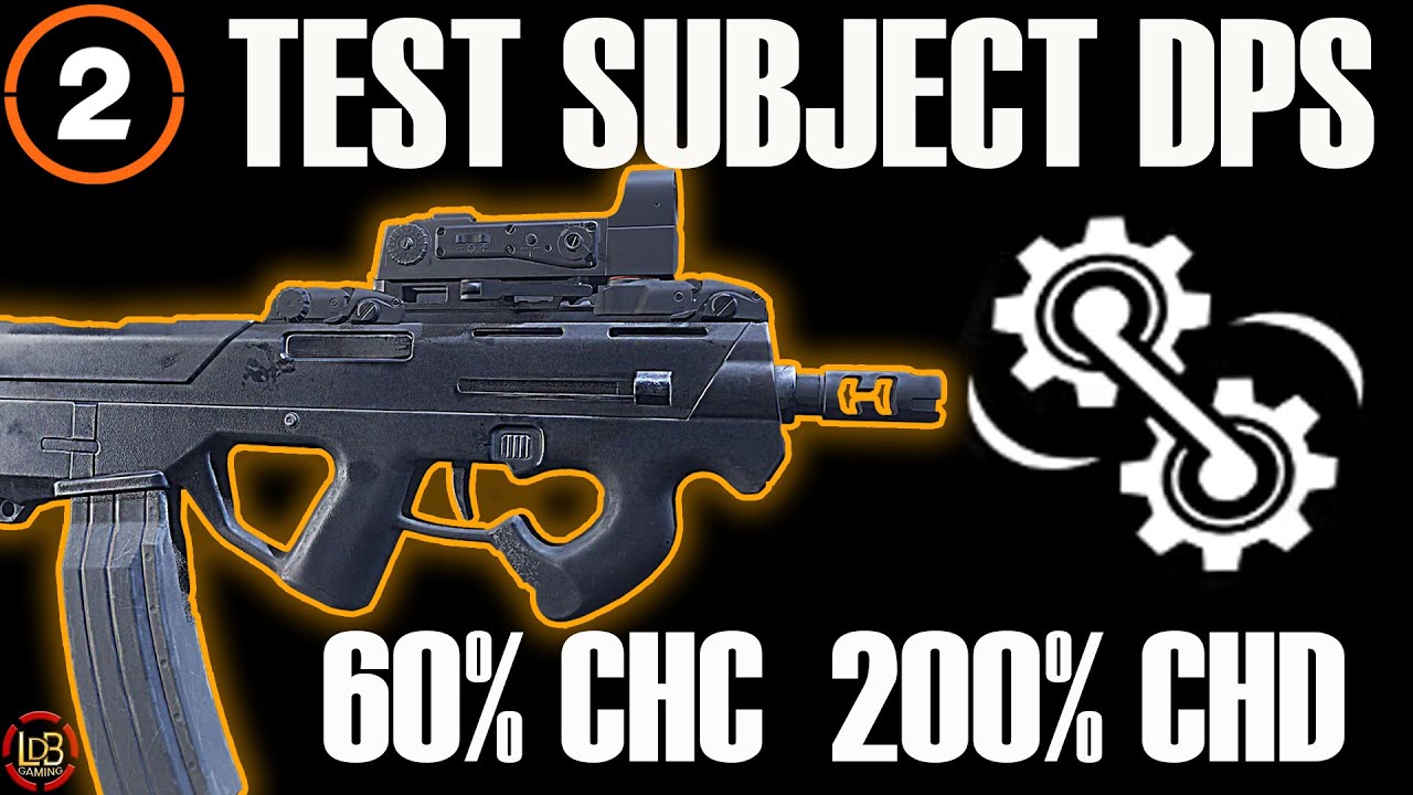 TEST SUBJECT / BIG DAMAGE SMALL PACKAGE / TU12 / THE DIVISION 2 - YouTube