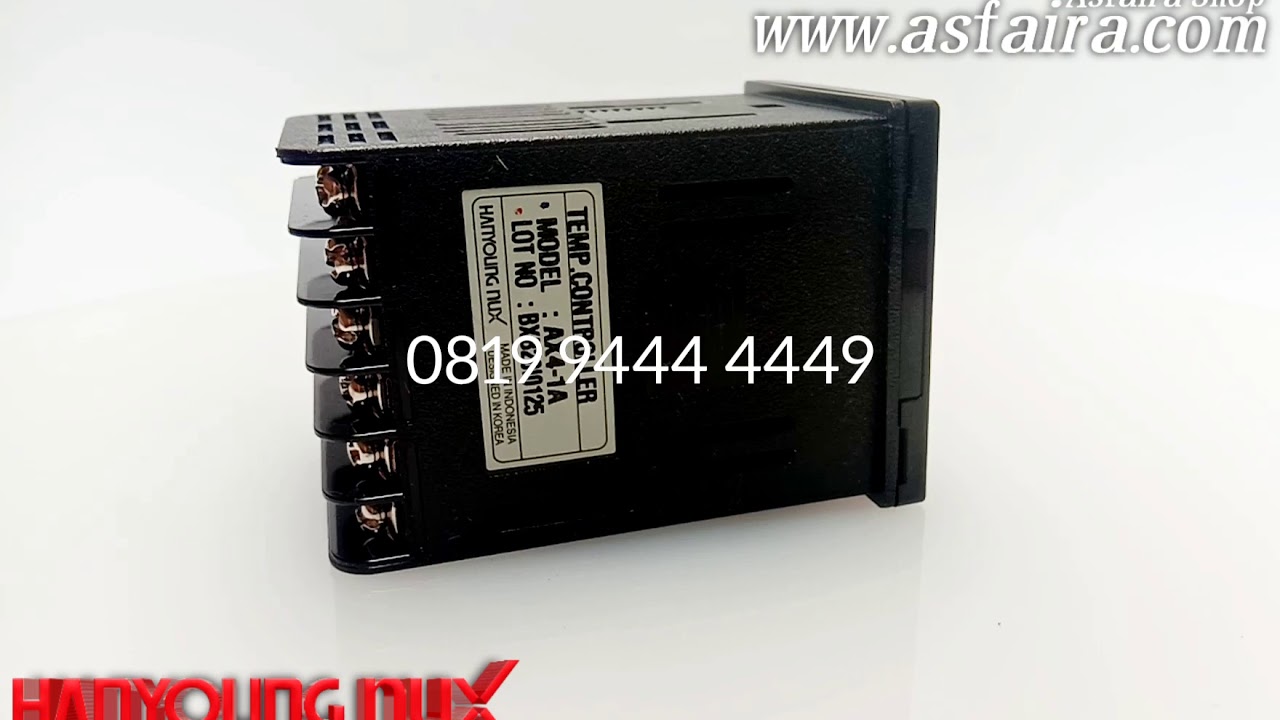 Temperature controller AX4-1A Hanyoung nux pengatur suhu Digital - YouTube