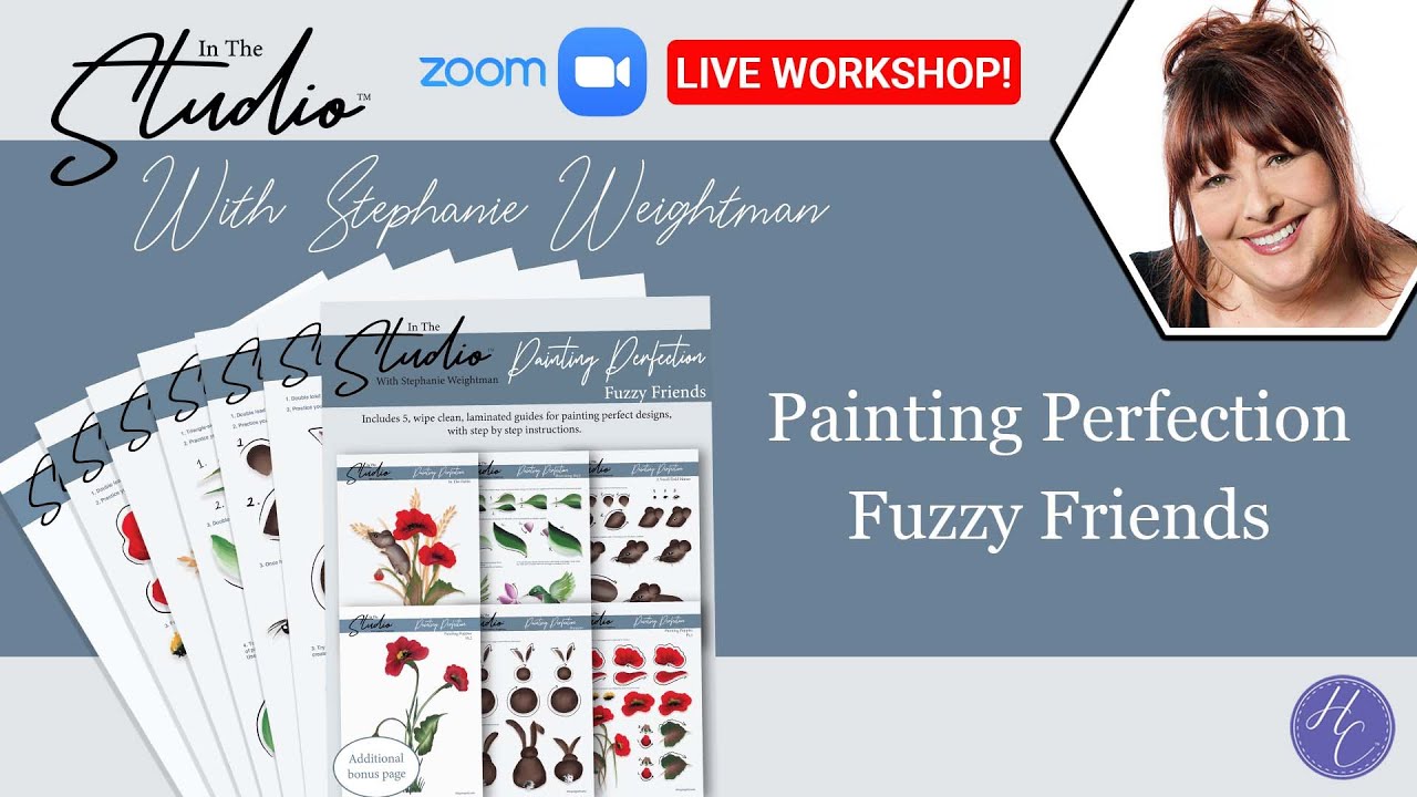 Painting Perfection Fuzzy Friends Workshop - YouTube