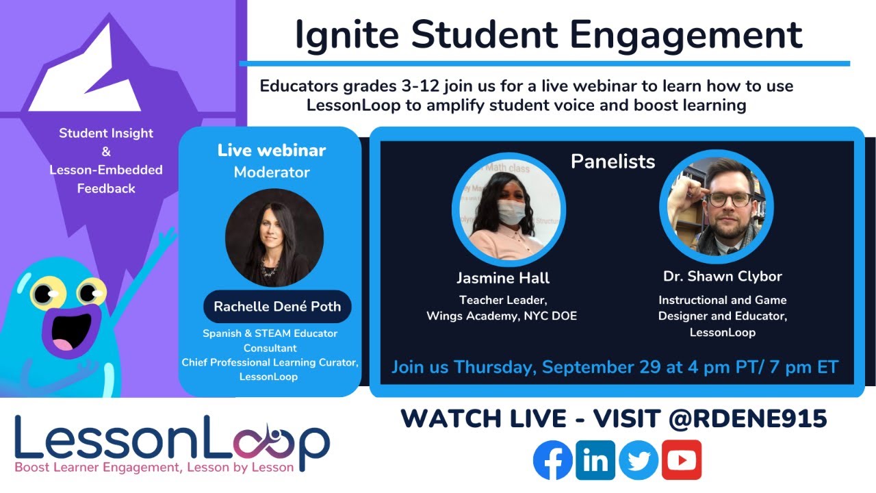 Ignite Student Engagement w/ @LessonLoop! Join our live webinar to ...