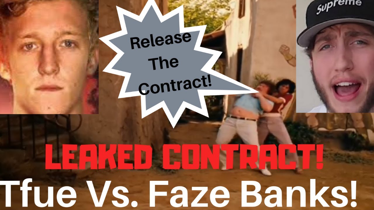 Tfue VS Faze Banks VS Faze Clan | LEAKED CONTRACT + Tfue Wants His Own ...