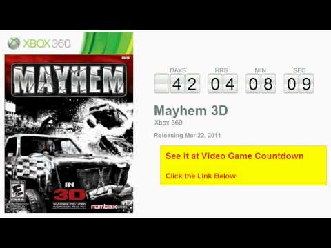 Mayhem 3D Xbox 360 Countdown - YouTube