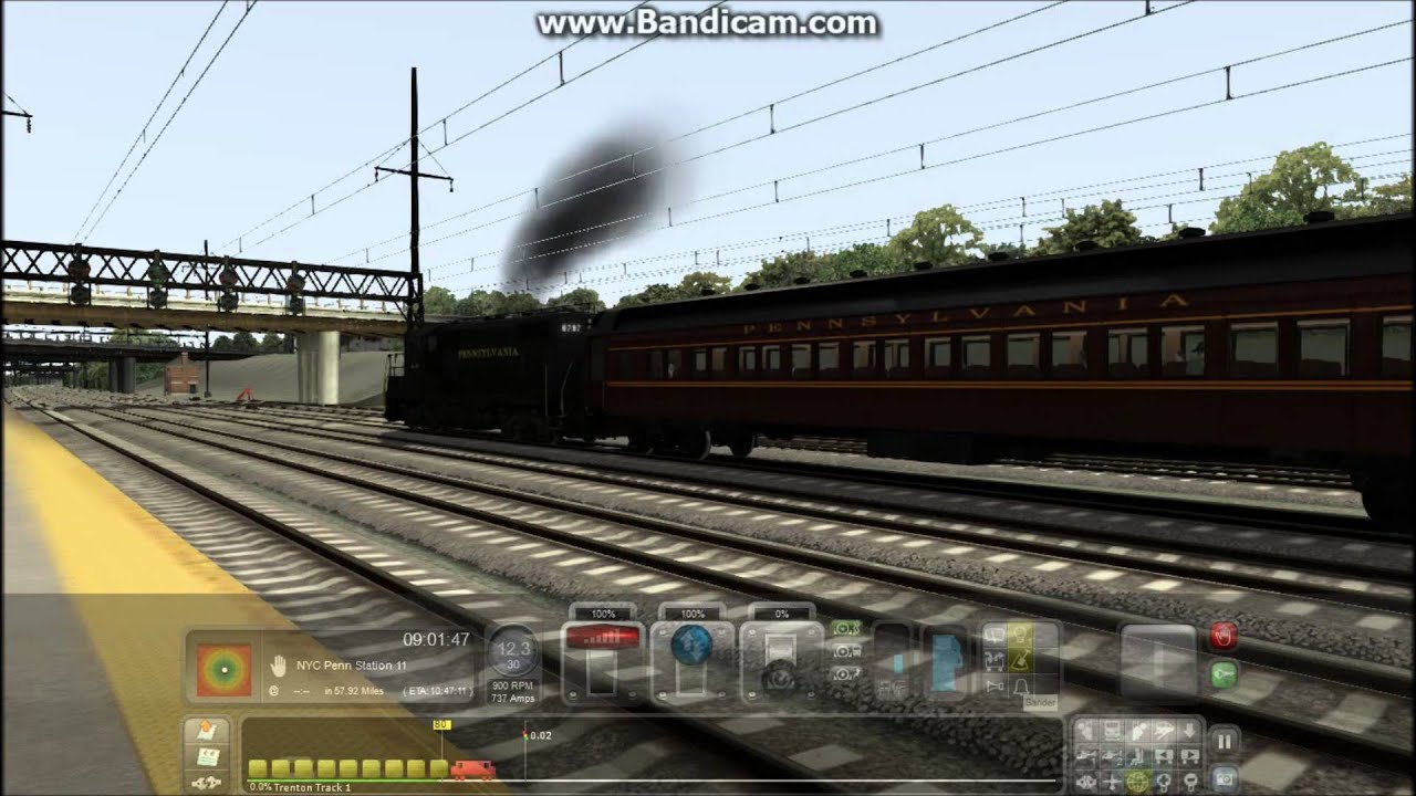 Train Simulator 2014 HD EXCLUSIVE: PRR EMD GP-7 Departs Trenton Transit ...