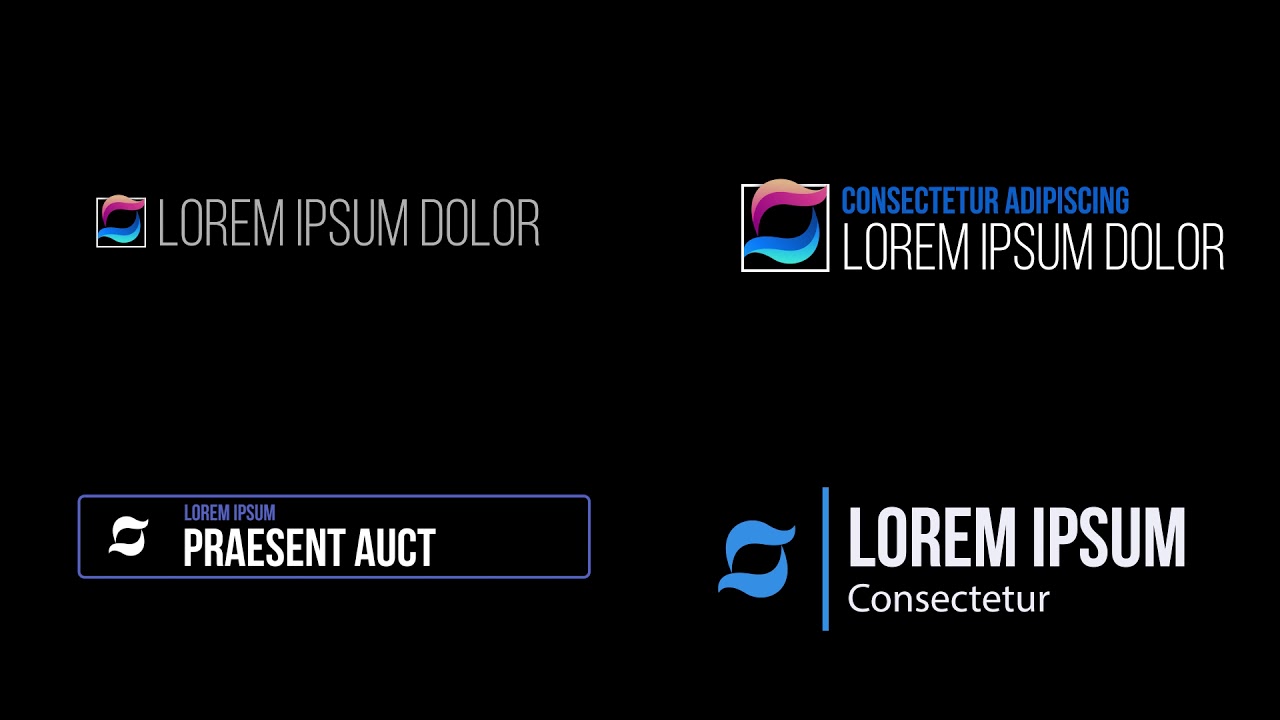 Lower Thirds 4 Pack 2 (Free After Effects Template) - YouTube