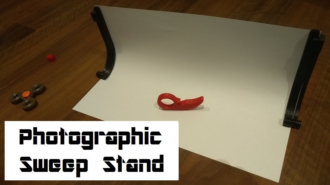 3D Printable Photographic Sweep Stand - YouTube