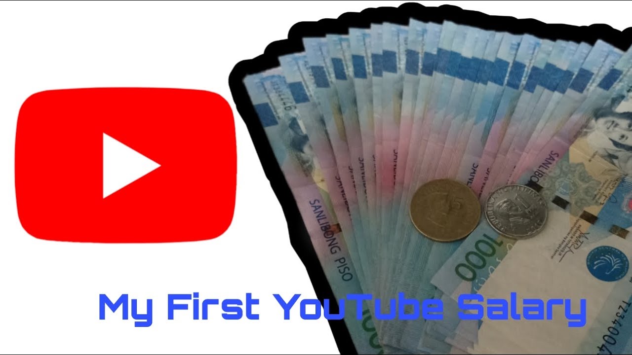 My First YouTube Salary - YouTube