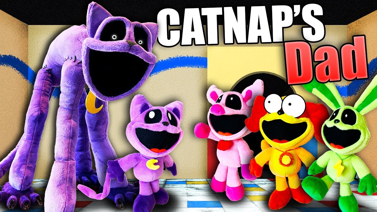 Smiling Critters Plush - Catnap's DAD! - YouTube