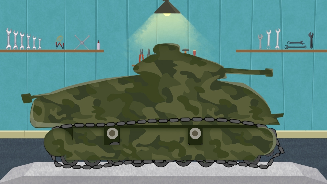 Army Tanker | Car Garage | Military Vehicles | Videos For Kids - YouTube