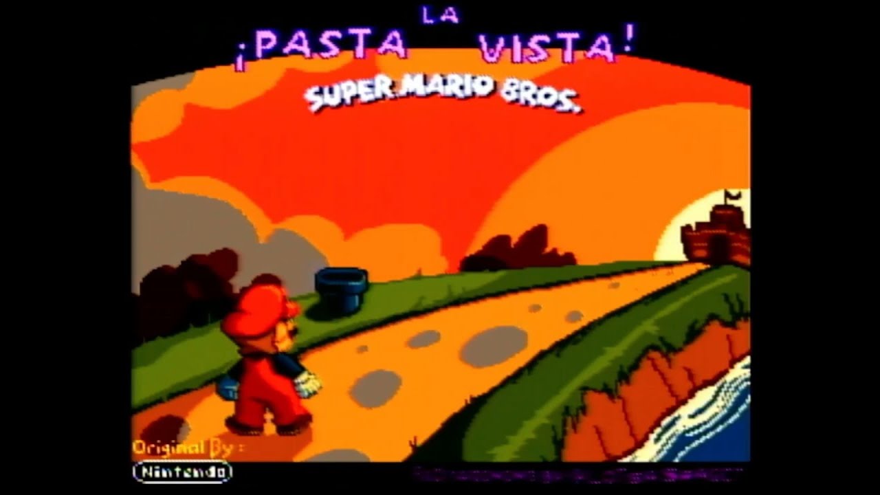 Super Mario Bros ¡Pasta La Vista! - SNES - Mario gameplay - YouTube