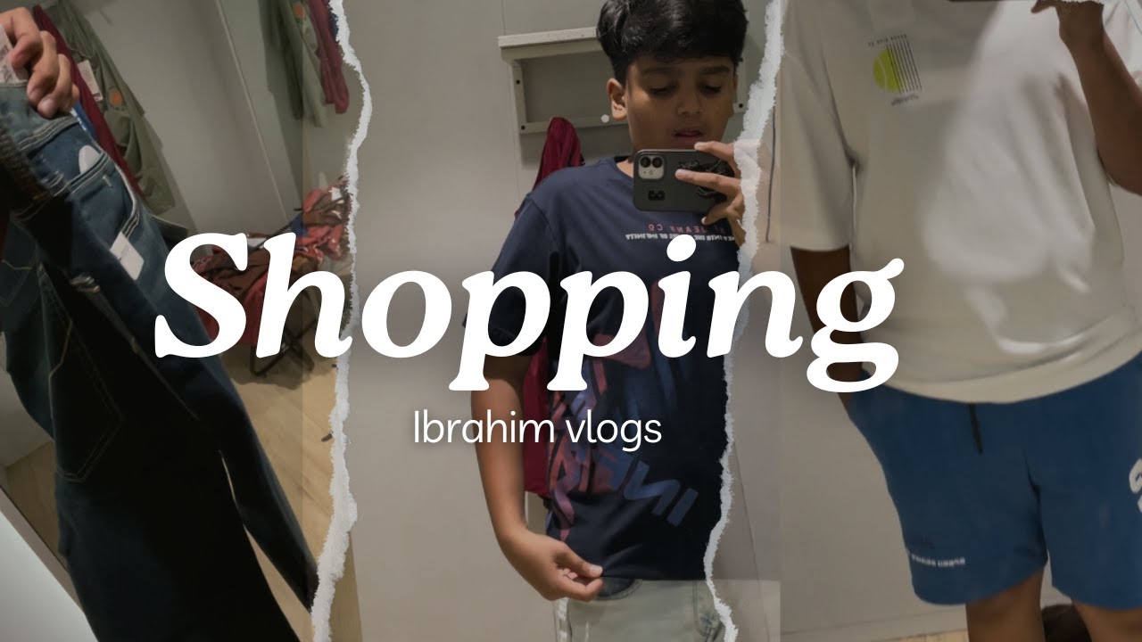 Shopping vlog //ibrahim vlogs// - YouTube