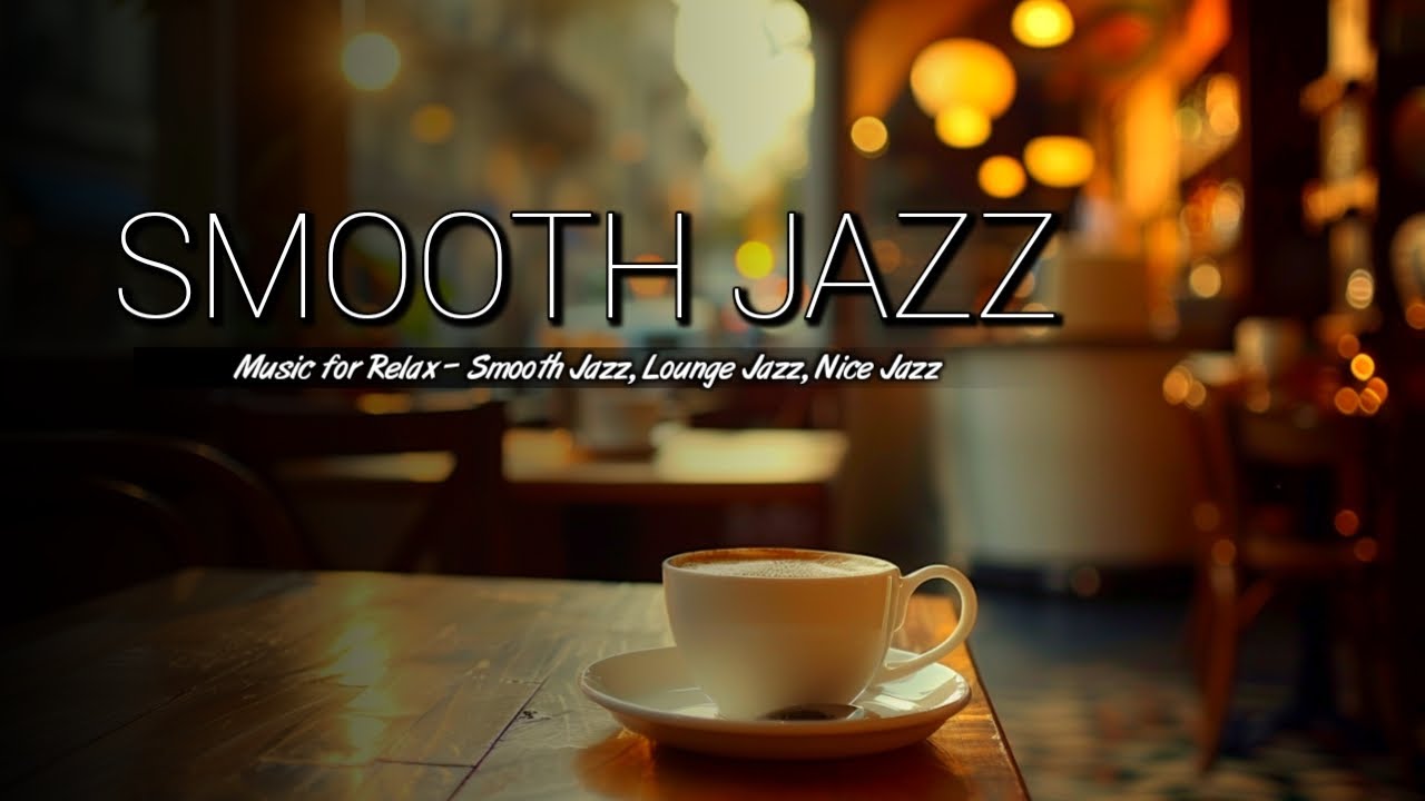the sound of rain and soothing jazz music ☕ Relaxing Jazz Instrumental ...