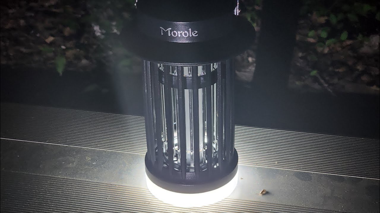 Morole Rechargeable Bug Zapper with LED Light - YouTube